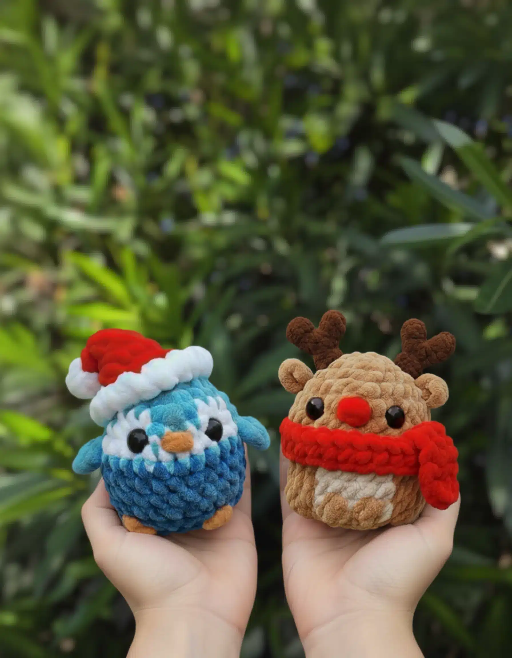 Reindeer and Penguin: Free Pattern Guide