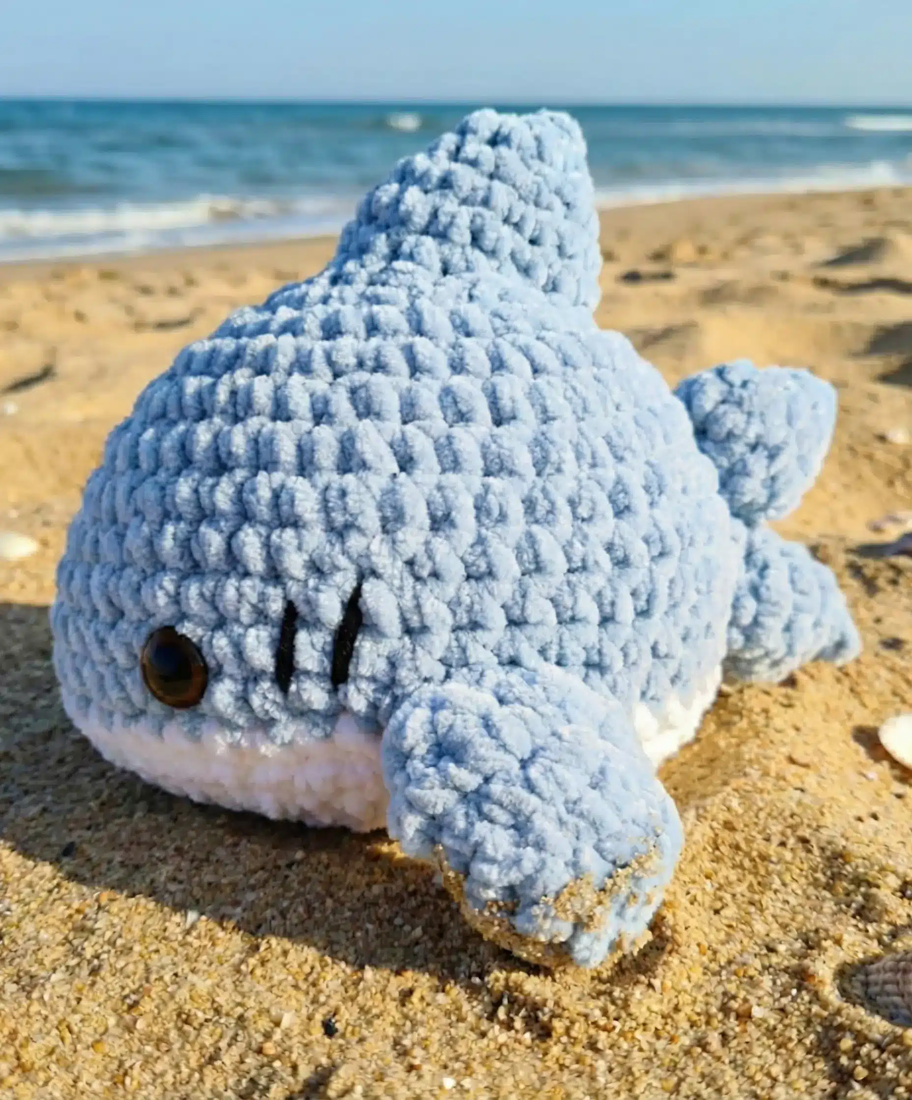 Crochet Cute Shark Amigurumi: Easy Step-by-Step Pattern - Amigurumi Corner