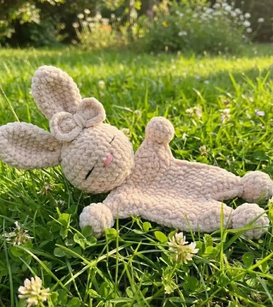 Amigurumi Bunny Crochet Pattern – Cute Flat Body Toy Guide