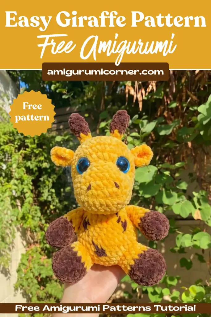 Free Ginny the Giraffe Crochet Pattern - Amigurumi Tutorial